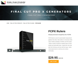 Pixel Film Studios Announces FCPX Rulers for Final Cut Pro X.